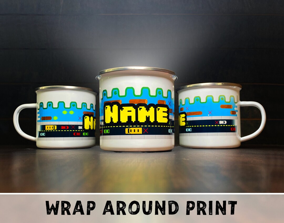 Retro Video Game Design Campfire Coffee Mug - Etsy