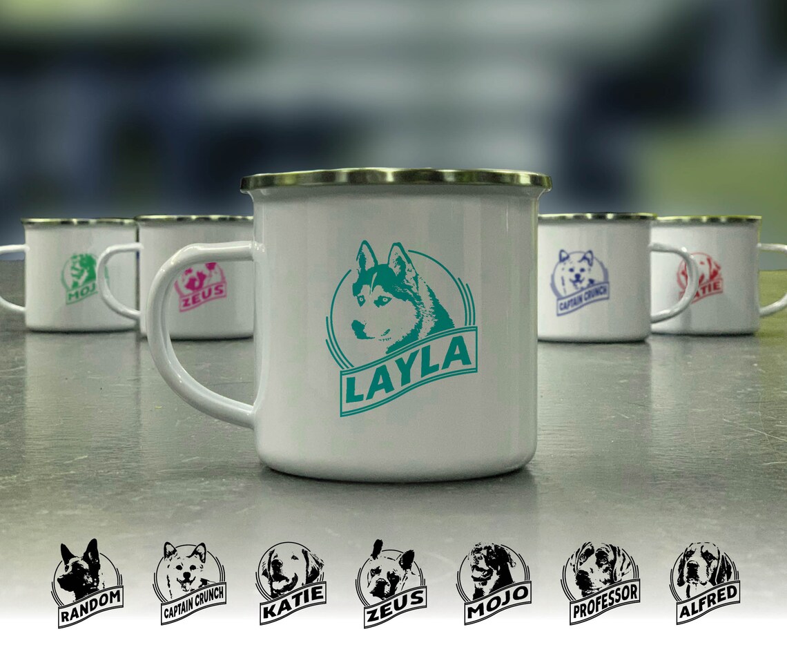 Personalized Puppy Mugs Dog Breed Coffee Cup Custom Dog - Etsy