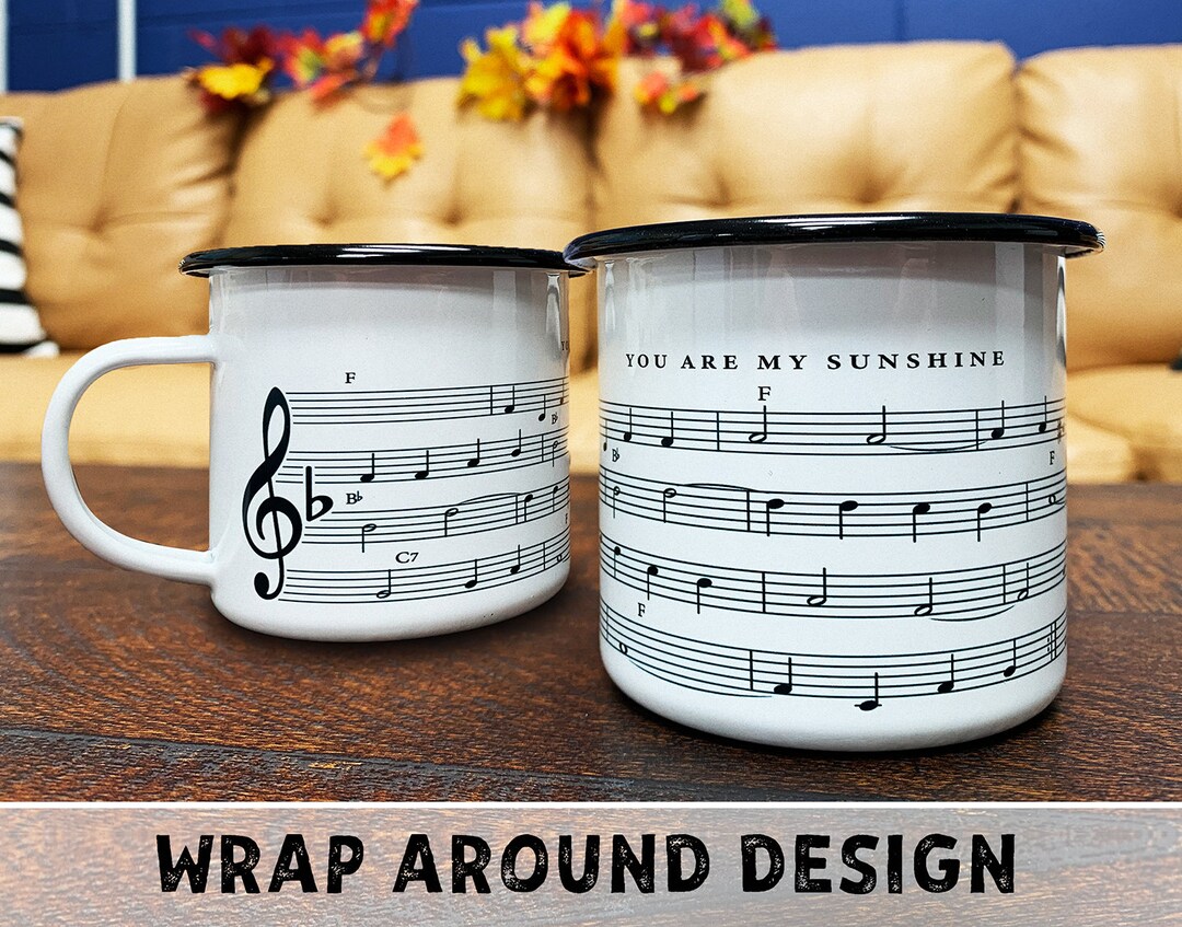 Personalized Music Mugs, Music Teacher Mug, You Are My Sunshine Coffee ...
