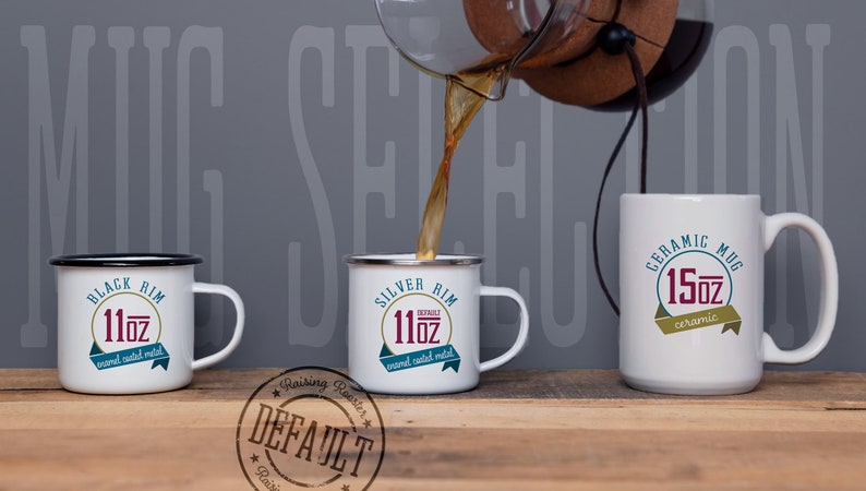 Campfire Name Tag Design Mug - Etsy