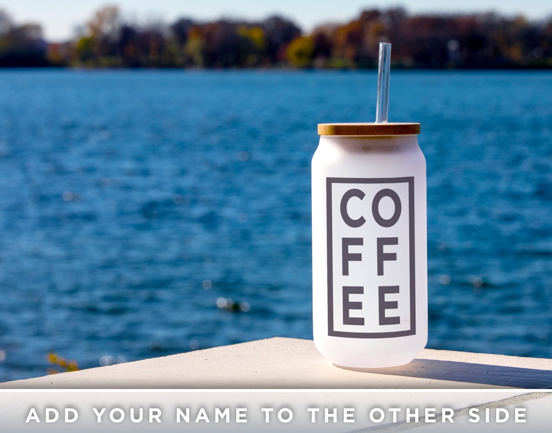 Custom Coffee Can, Beer Coffee Can, Lid Straw Cold Coffee Drink Can ...