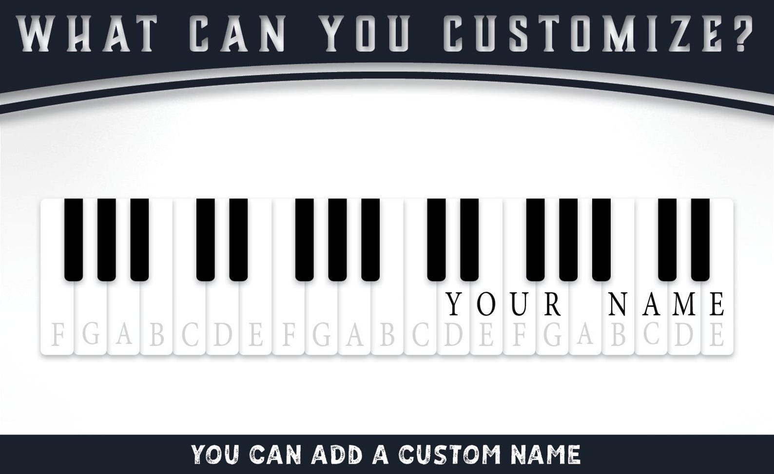 Personalized Piano Key Mug – Custom Name Musical Gift - Etsy