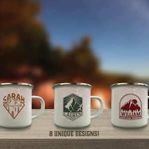 Personalized Campfire Patch Mugs - Etsy