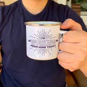 Personalized Work From Home Mugs, Personalized Zoom Coffee Mug ...