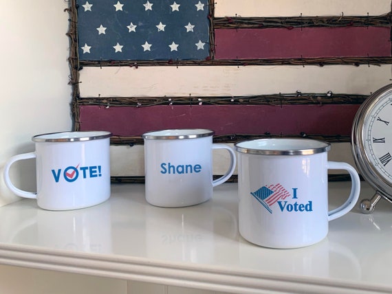 Personalized Voting Campfire Mugs | Etsy