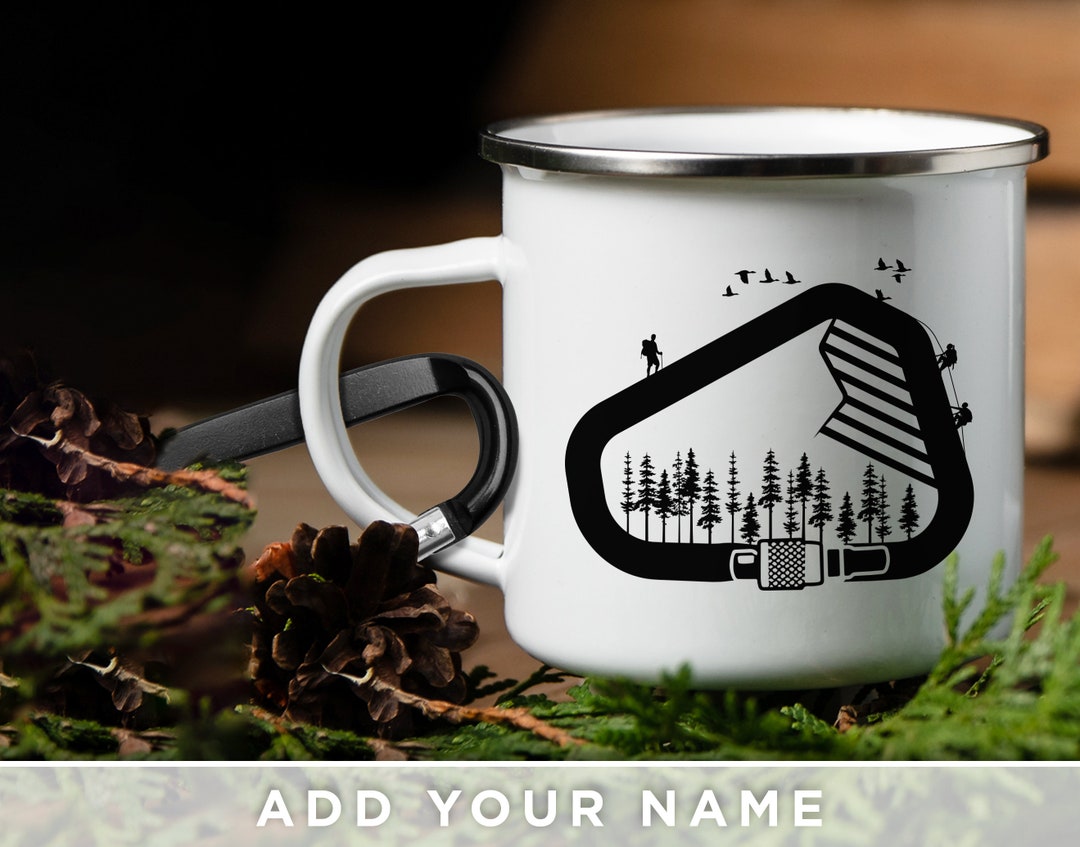 Carabiner Mountain - Campfire Mugs Custom Adventure Gifts, Outdoor Mugs ...