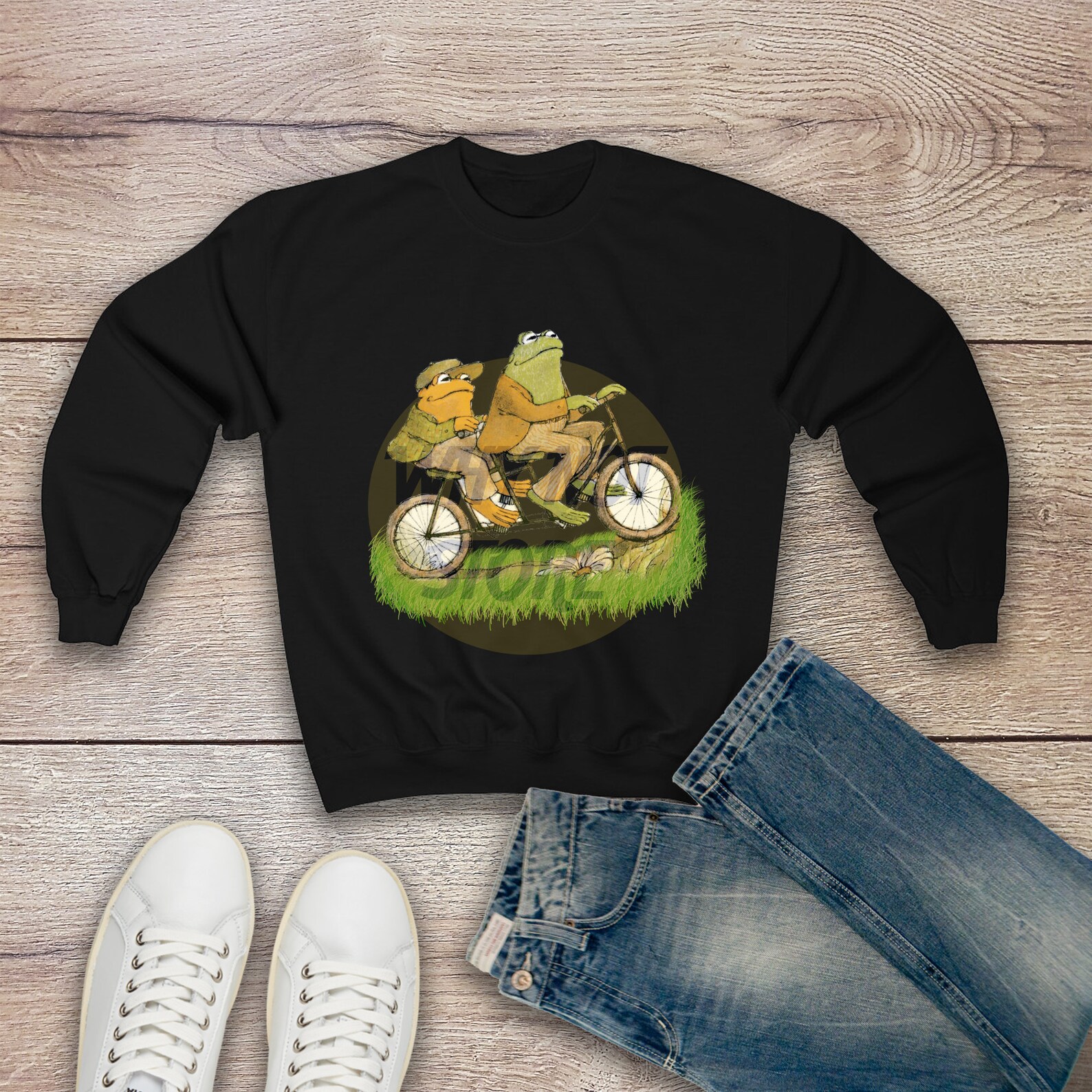 Frog and Toad on the Bike Funny Gift Unisex Heavy Blend - Etsy