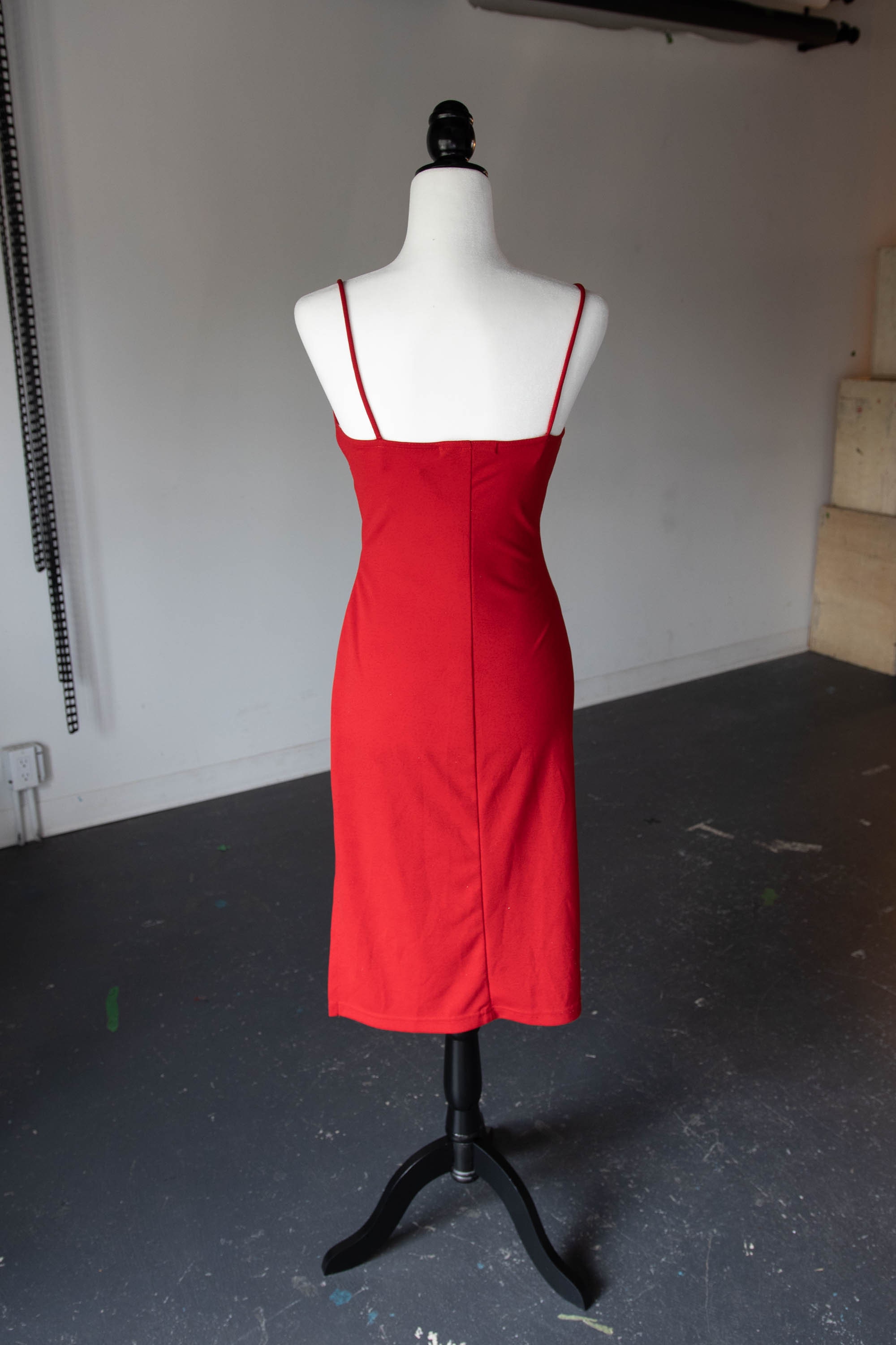 Sexy Classic Red Vintage 2000s 90s Y2K Minimal Thrifted Dress - Etsy