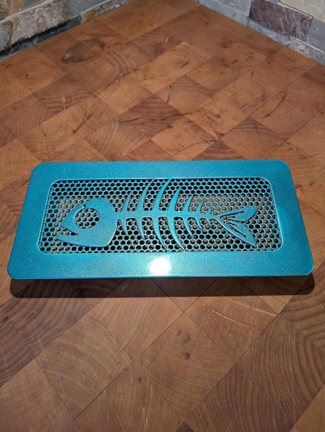 Fishbone / 4 X 10 Custom Heating Vents / Powder Coated Metal Floor ...