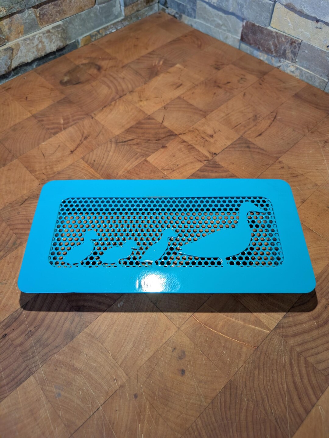 Ducks / 4 X 10 Custom Heating Vents / Powder Coated Metal Floor Ducts ...