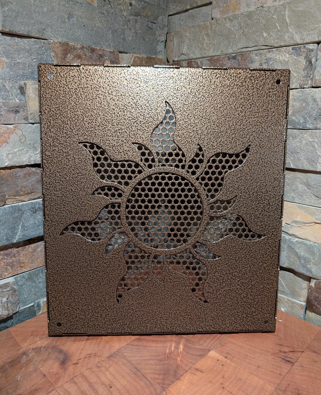 9 X 10 Custom Exhaust Fan Cover / Powder Coated Metal Fan Vents ...