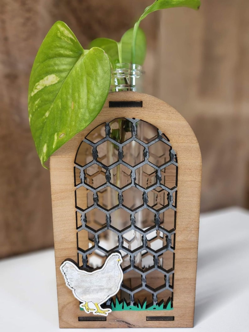 Chicken Wire Arch Single Tube Propagation Station - Bud Vase - Air ...