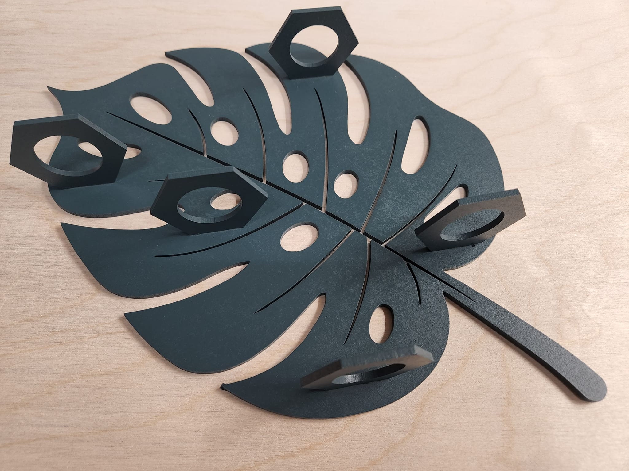 Laser Cut Monstera Leaf 5 Tube Propagation Station Bud Vase - Etsy