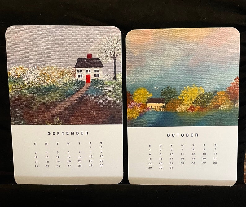 2023 Cottage Easel Calendar Cottage Prints Gift Office - Etsy
