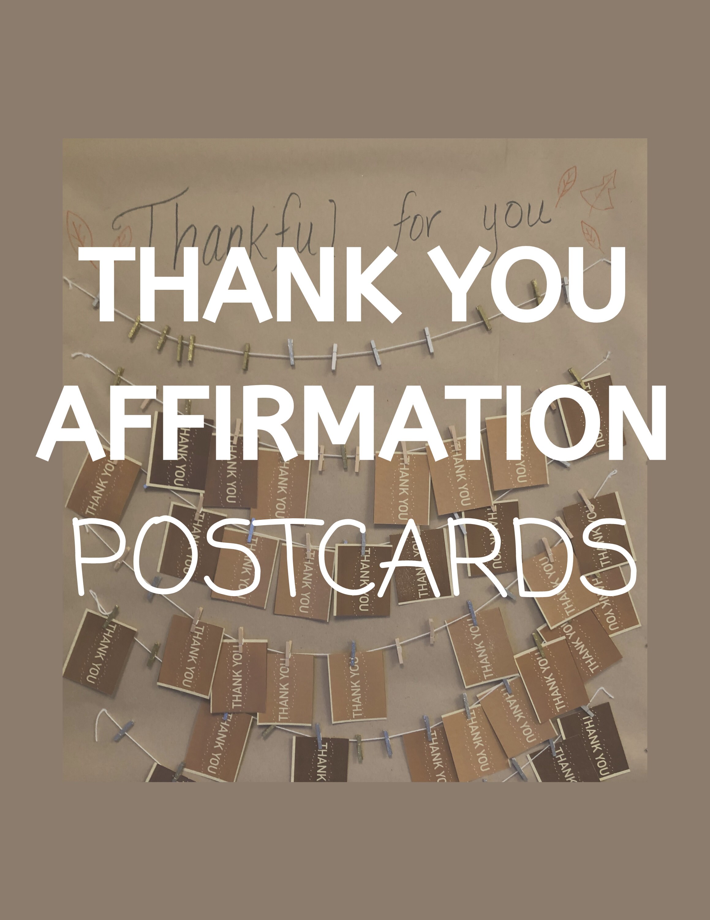 Thank You Affirmations to Staff, Students or Coworkers - Etsy