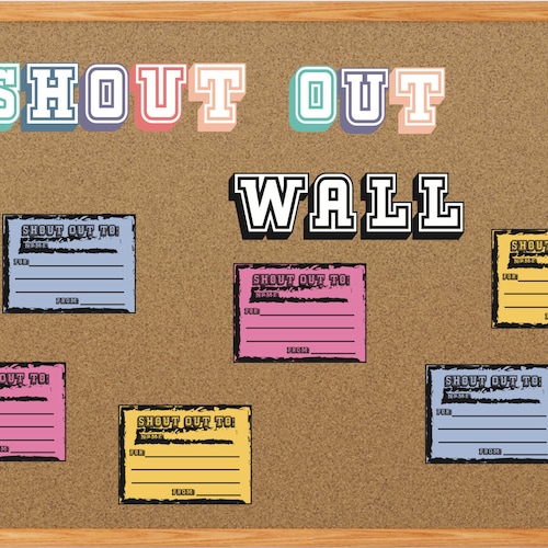 Classroom Shout Out Wall Letters Digital Download - Etsy