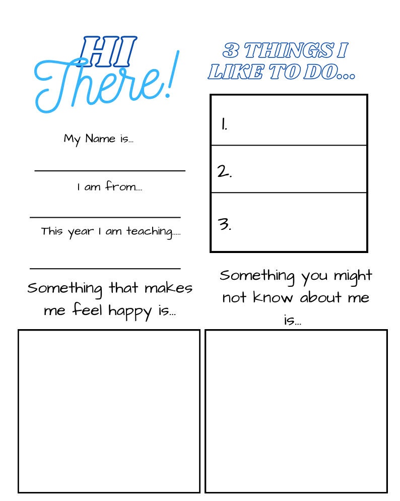Welcome/get to Know New Staff Bulletin Board! Printable! - Etsy