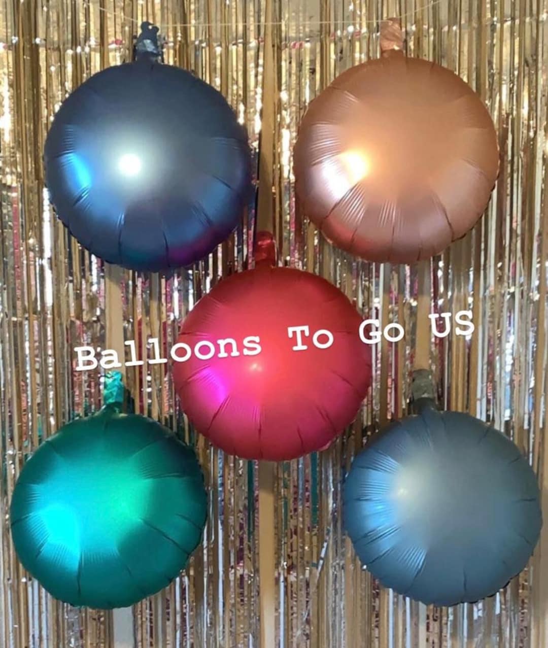 Round Balloon - Satin Mylar Round Balloon With Brushed Satin Finish ...