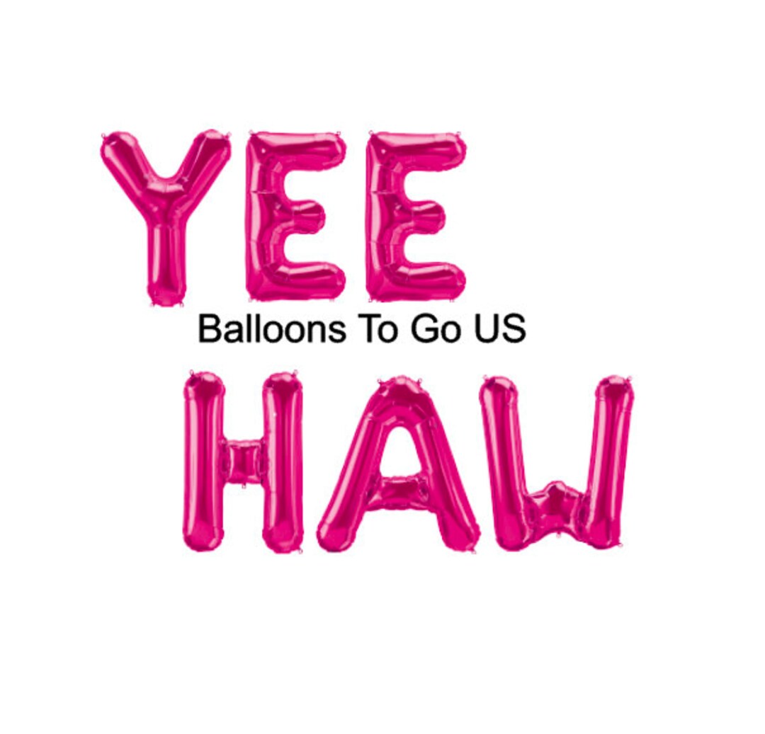 Nashville Bachelorette Party | Yeehaw Balloon Banner | Last Rodeo Bach ...