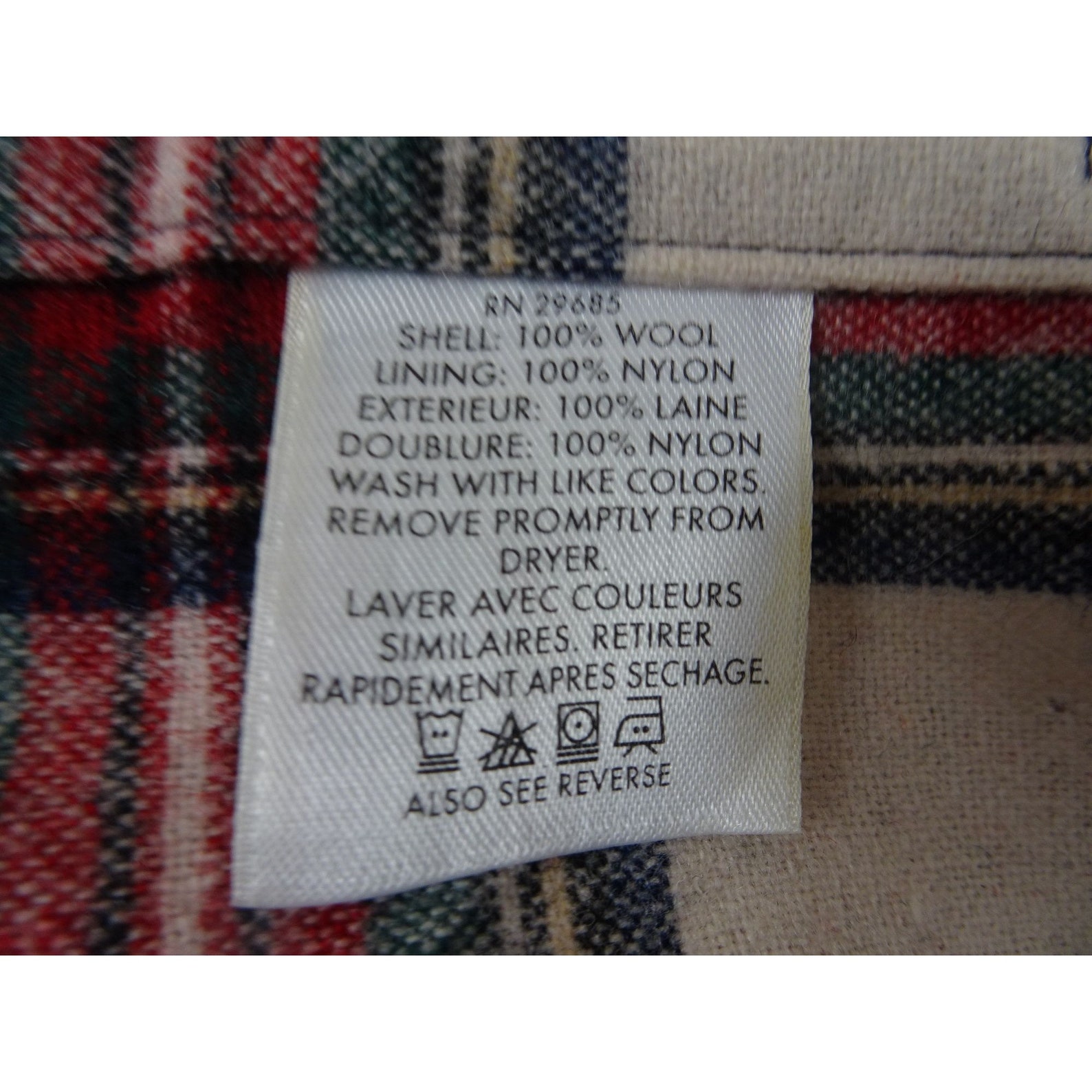 Pendleton Jacket XL Camp RN 29685 Red White Blue - Etsy