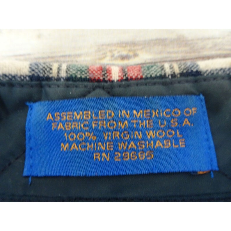 Pendleton Jacket XL Camp RN 29685 Red White Blue - Etsy