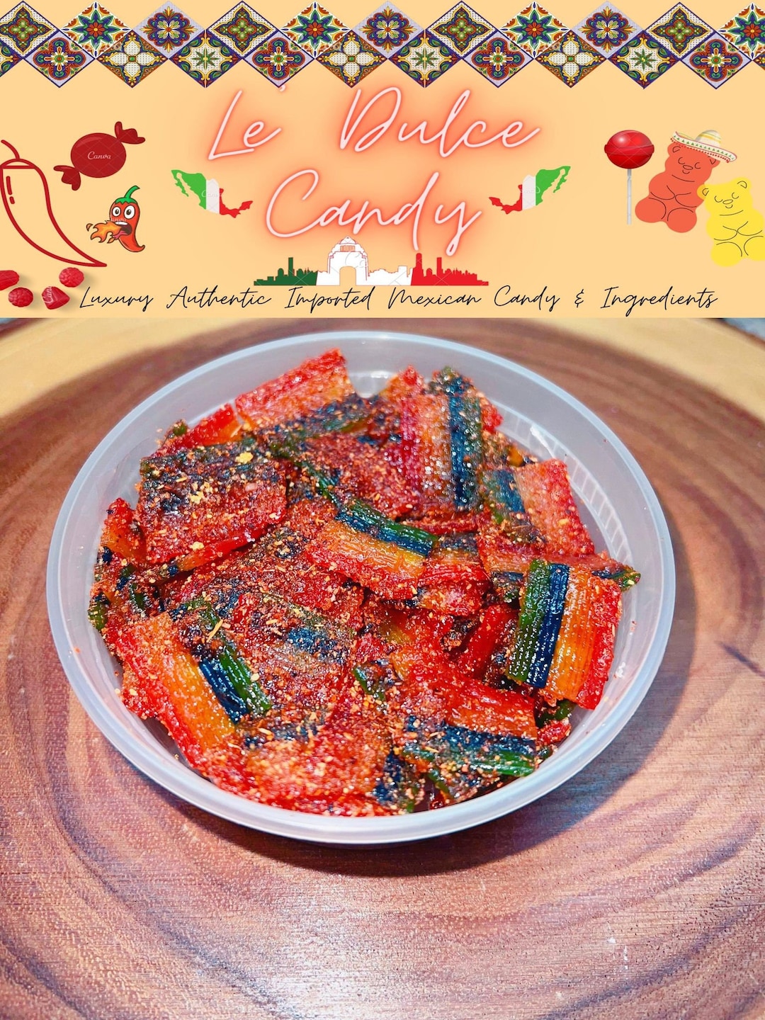 Dulce Enchilados Spicy Candy Chamoy Candy in a Bag gusher, Extremez ...