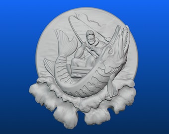 3d Printing Files Fisherman | Etsy