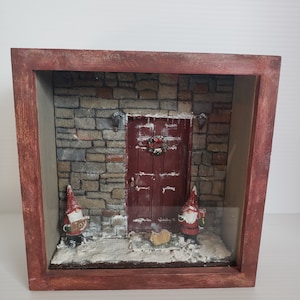 Christmas Scene Boxframe Diorama - Etsy
