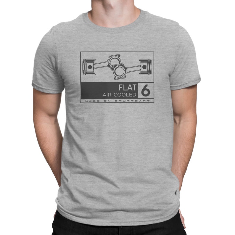 Flat 6 Air Cooled, Boxer Engine T Shirt, Flat Six T Shirt, Flat 6 T ...