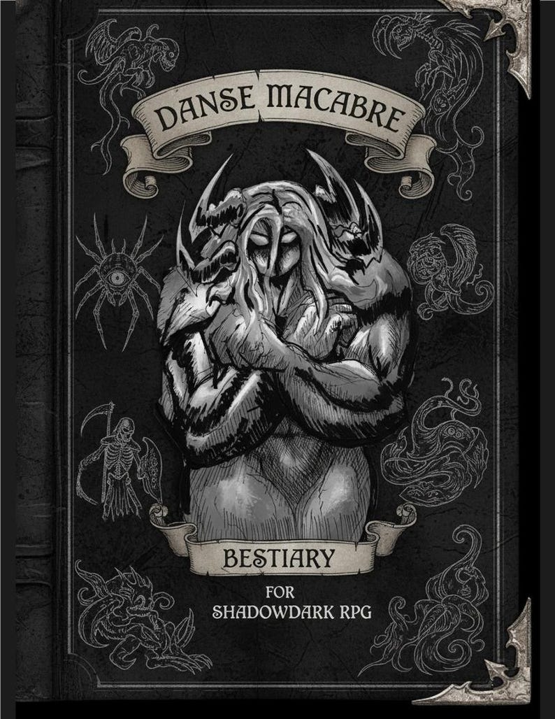 Bestiary for Danse Macabre, Gothic Horror Role-play on a Dark Earth ...