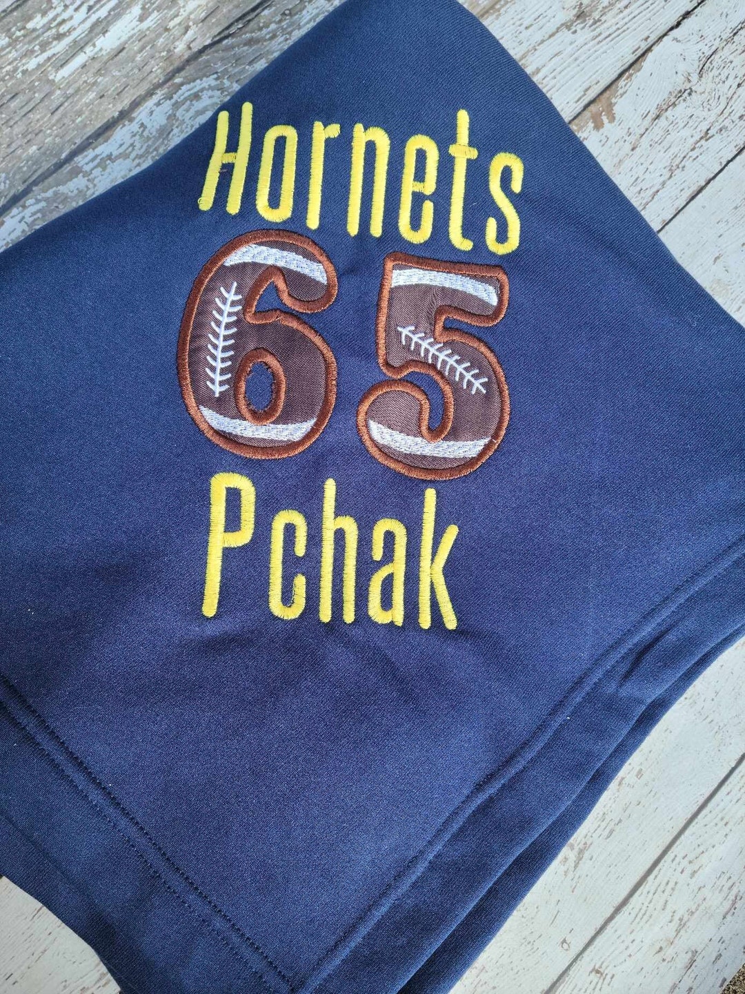 Personalized Stadium Blanket, Custom Football Number Blanket, Custom ...