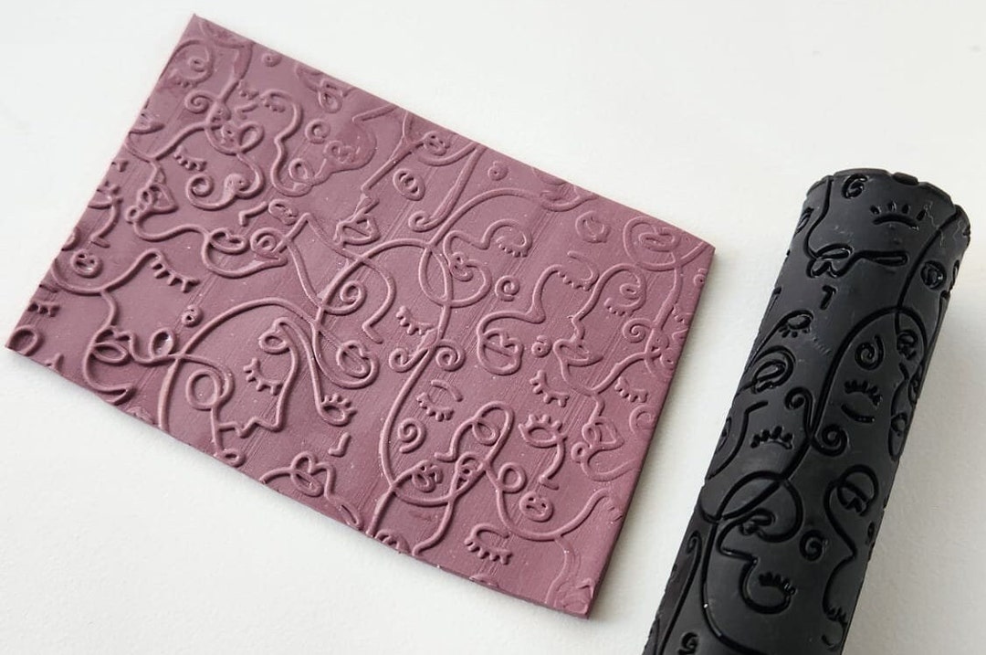 Roller Embossing Tool for Clay. Texture Roller. - Etsy