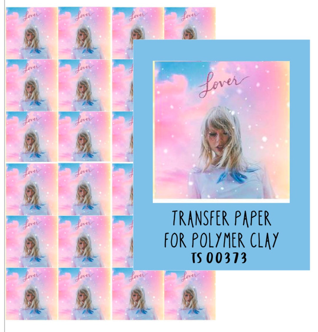 Taylor Swift Transfer Paper for Polymer Clay. TS00373 - Etsy
