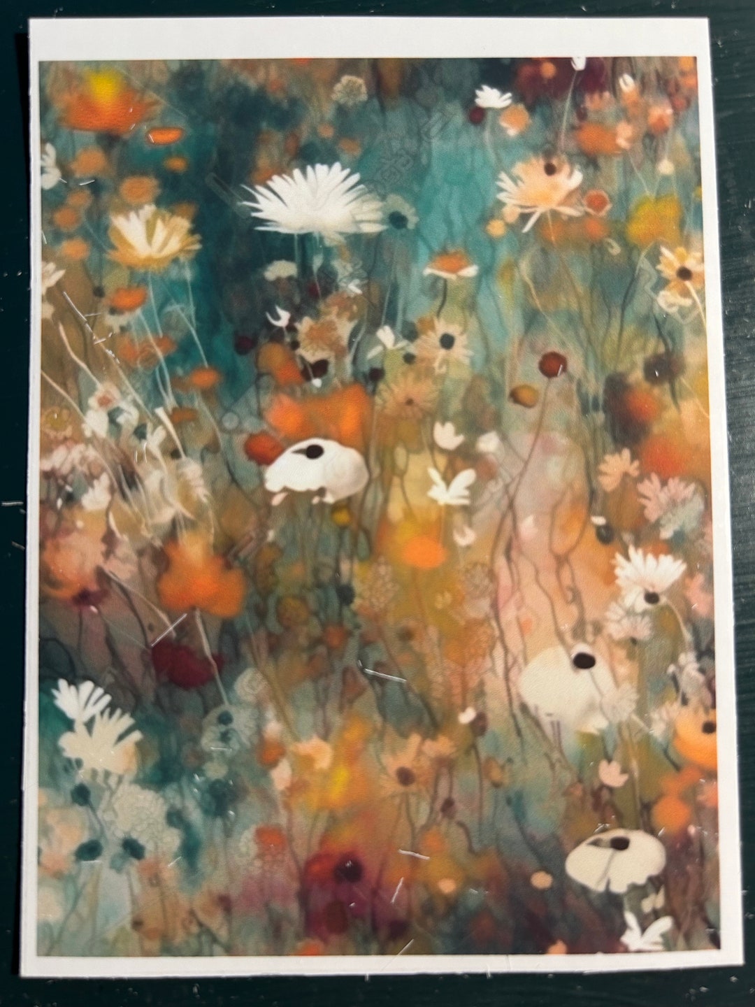 Wildflower Transfer Paper for Polymer Clay. TS00273 - Etsy