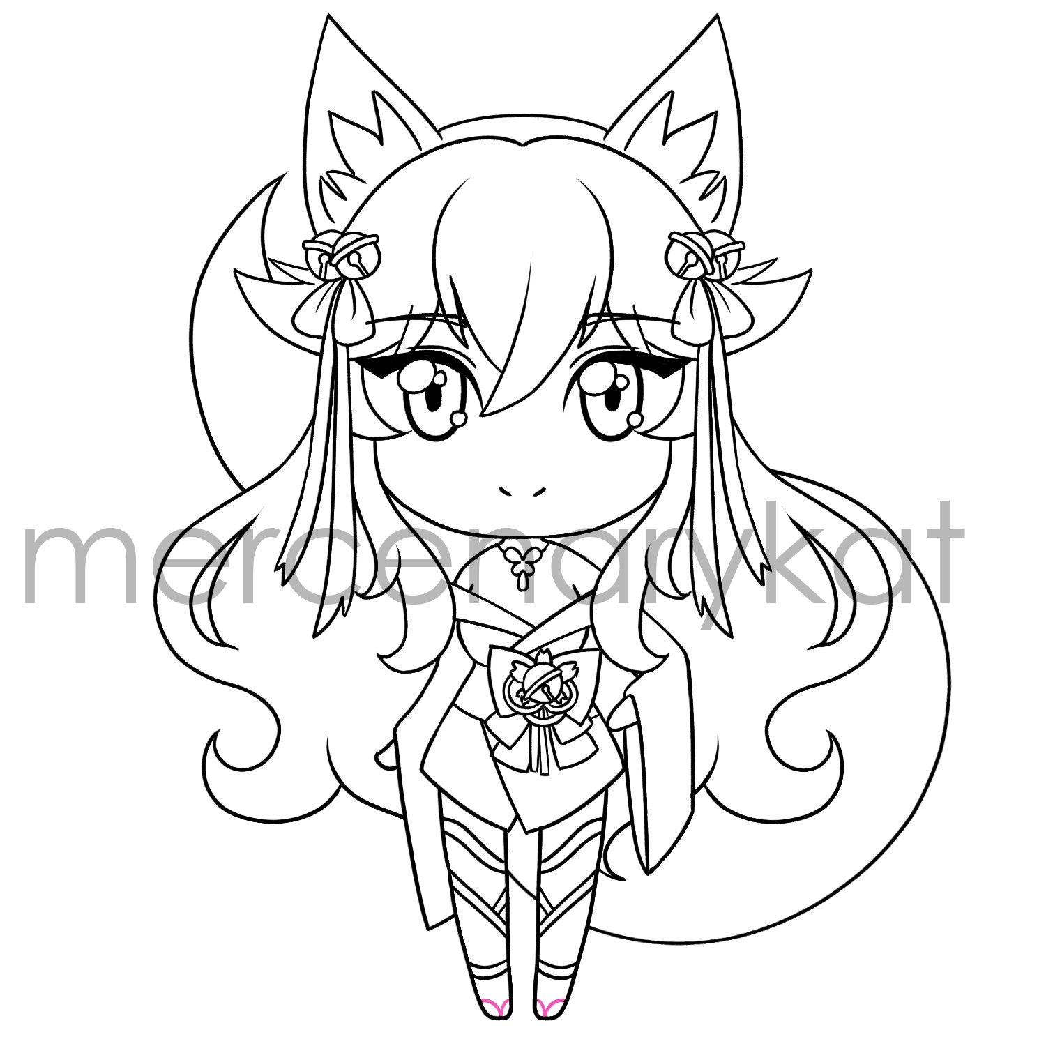 Spirit Blossom Ahri Coloring Page - Etsy