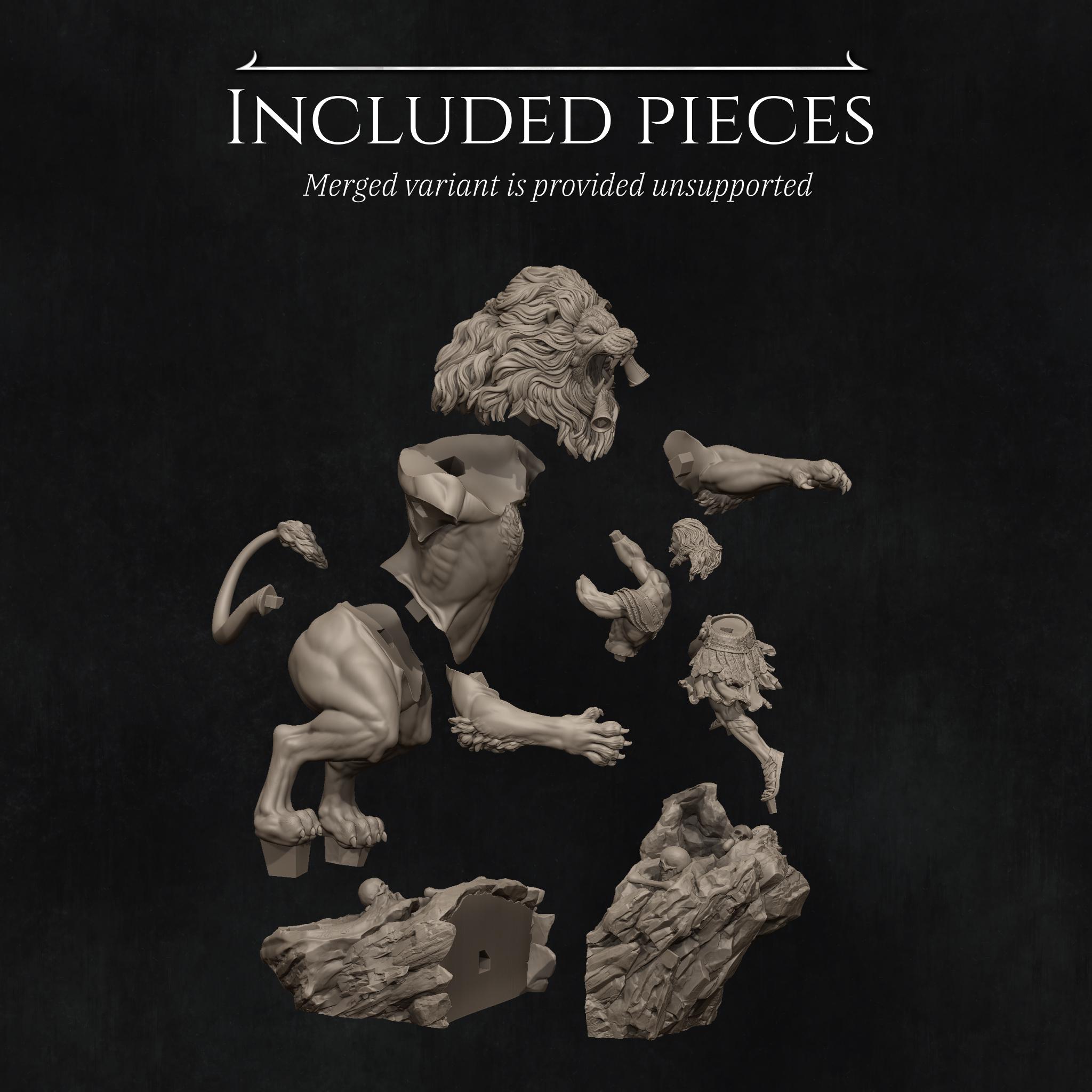 Heracles | Nemean Lion | Mythos | Mythical | Greek | Demigod | Greek ...