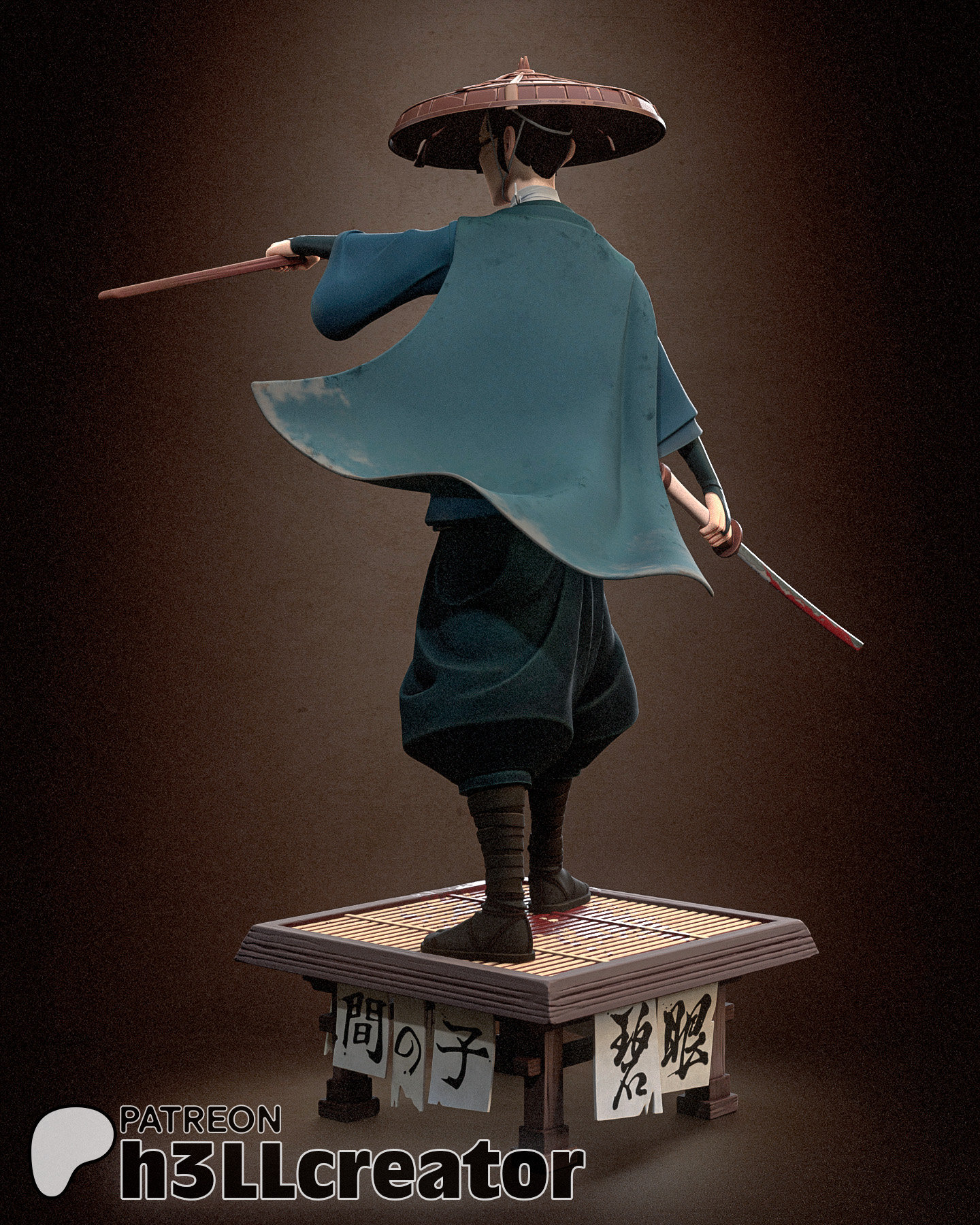 Mizu Figurine Model Miniature Historical Japanese Anime Samurai - Etsy