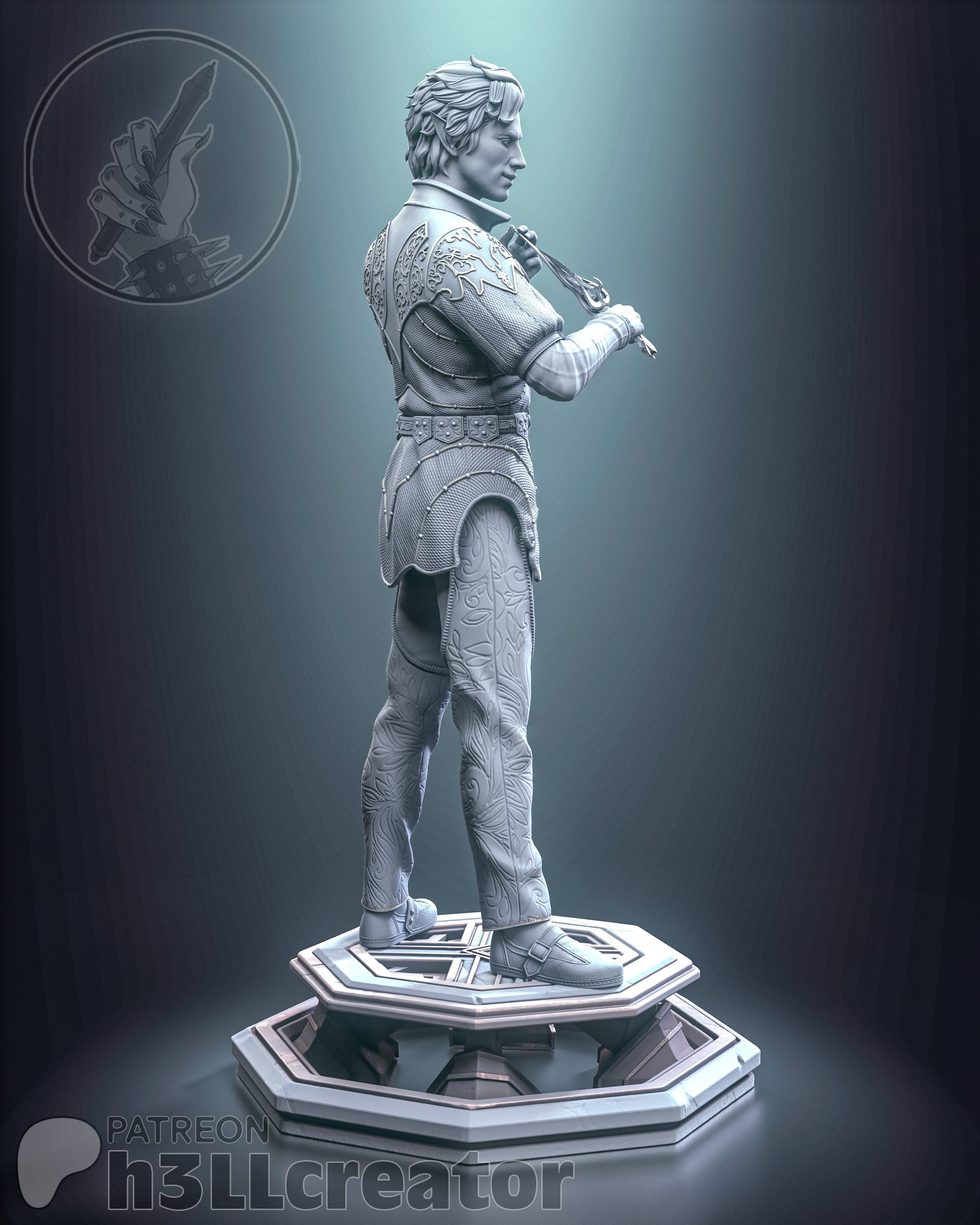 Asterion Baldur's Gate Vampire Rouge Archer Fantasy Dnd Dungeon ...