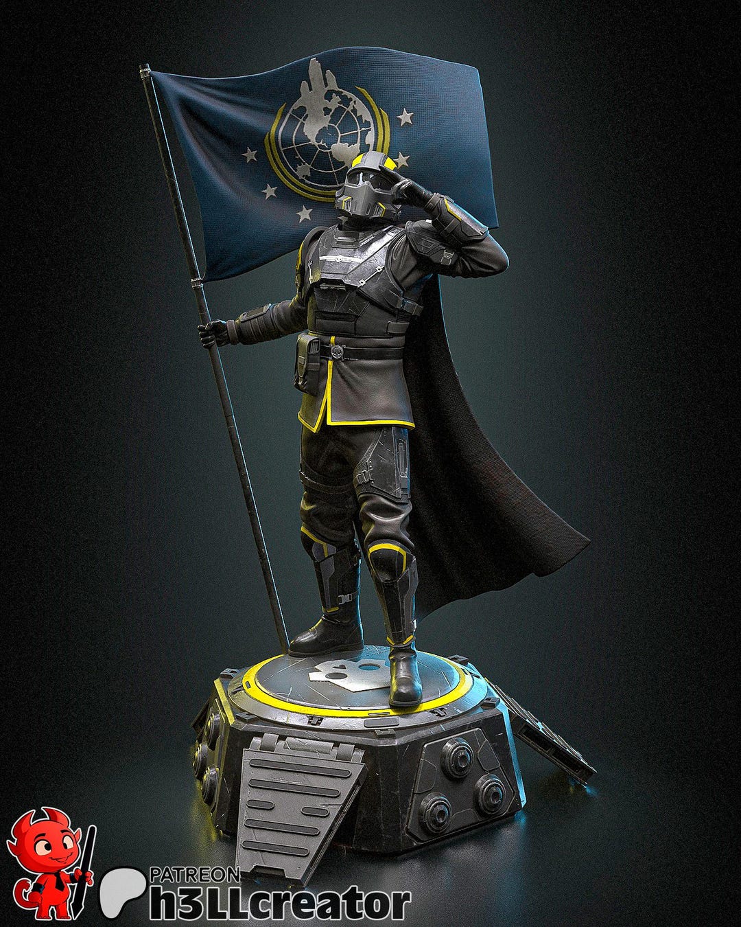 Sci-fi Vanguard Trooper Statue | 1/12 Scale Detailed Resin Soldier ...