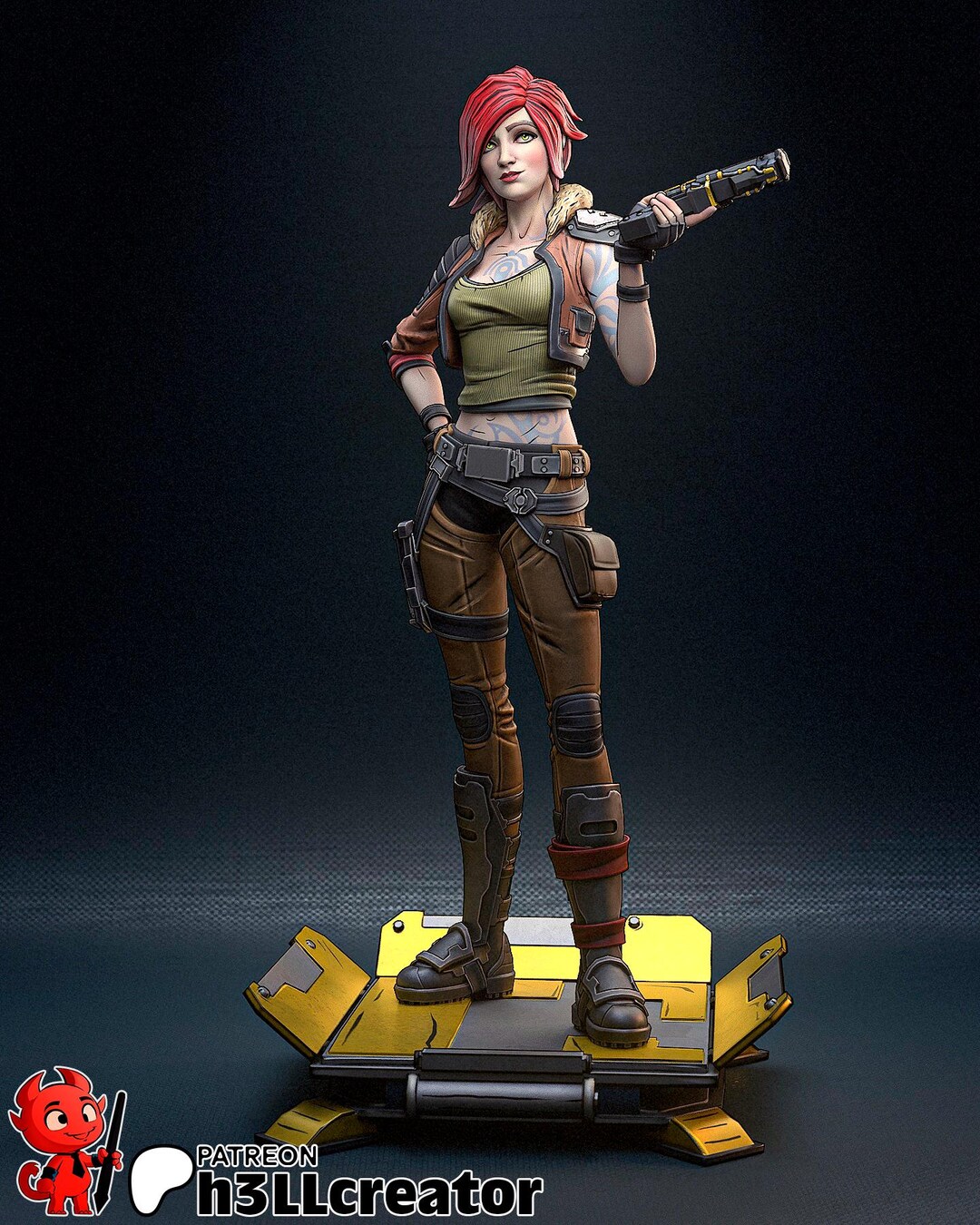 Lilith | Borderlands 3 | Game | RPG | Figure | Model | Sci-fi | Gunner ...