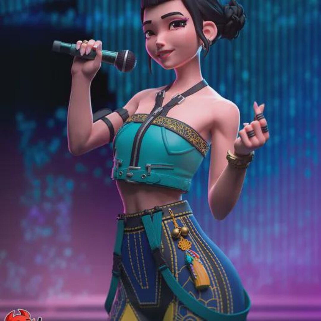Zoey | Huntrix | Supernatural | Singer | Rapper | Demon Hunter - Etsy