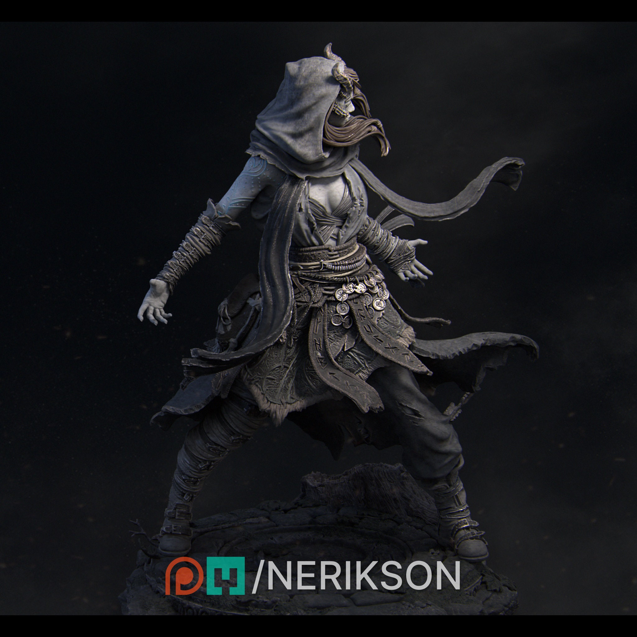 Tiefling Mage Beautiful Tiefling Druid Tiefling Wild Magic Large Model ...