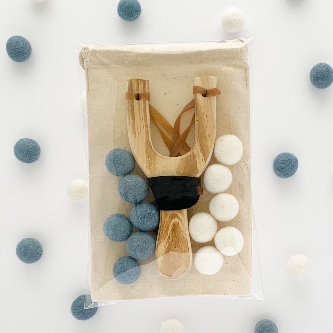 Wooden Sling Shot Toy for Kid Montessori Inspired Toy Stem Pretend Play ...