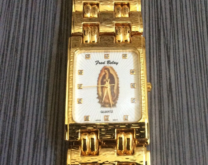 Men's Religious jesus Men's Watch Having a White Sundial With Jesus ...