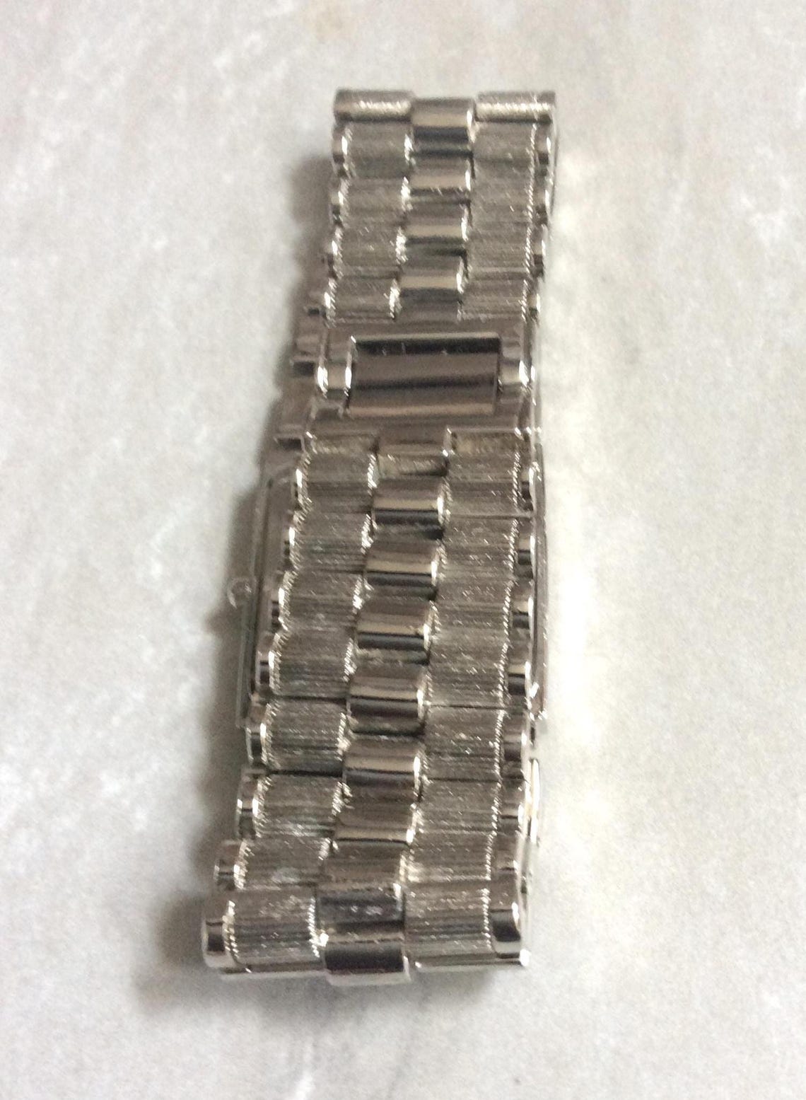 Fred Belay Silver Men's Watch Having a Square Sunray White Jesus Dial ...
