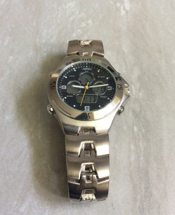 Aspen Men's Watch Digital/Analog Chronograph Eye Dial… - Gem