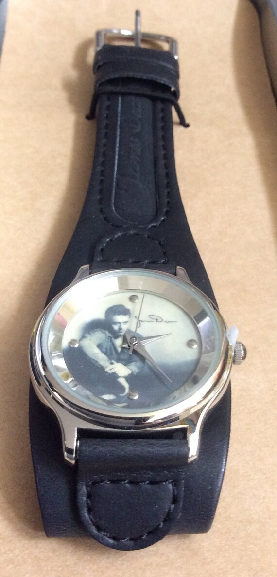 James Dean 50th Anniversary Women's Watch Round Beige… - Gem