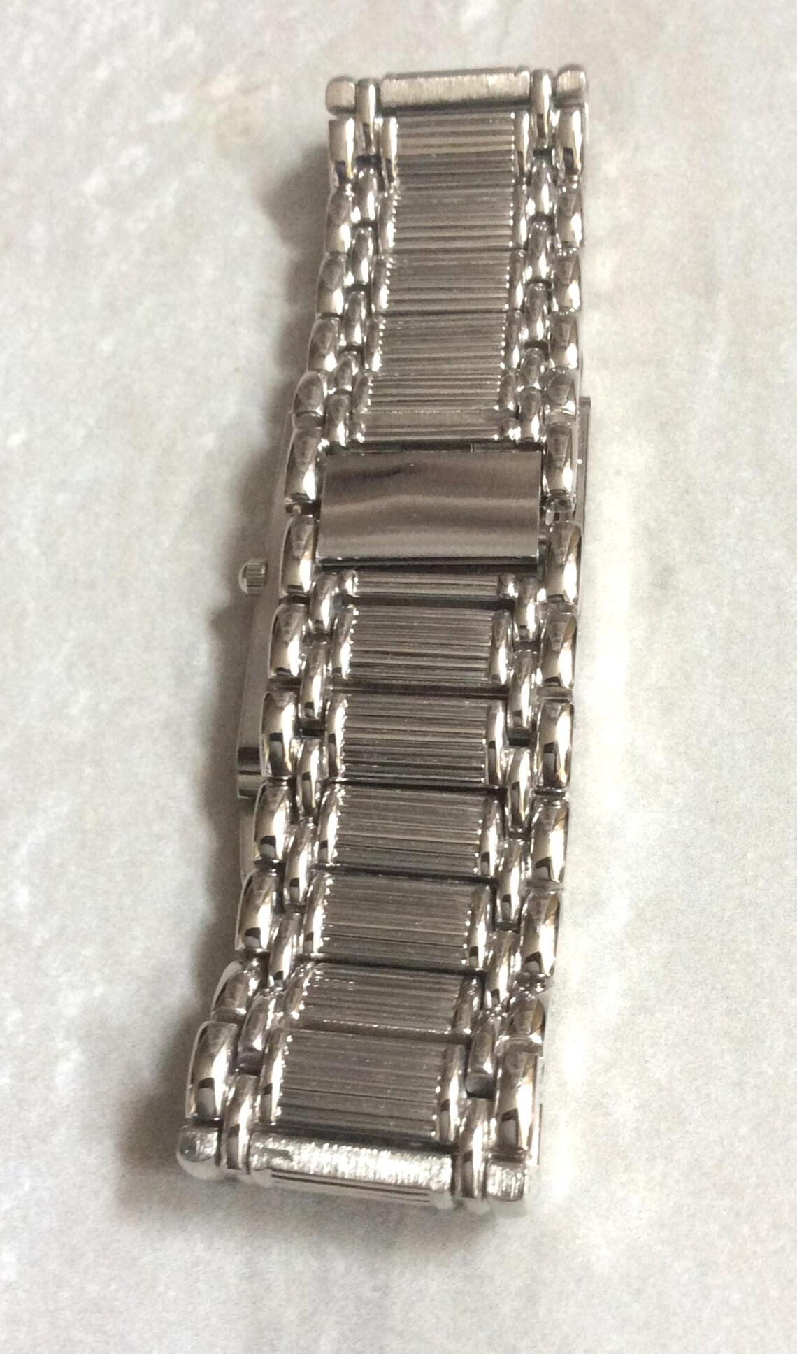 Fred Belay Silver Men's Religious Watch Having a Rectangle White Jesus ...