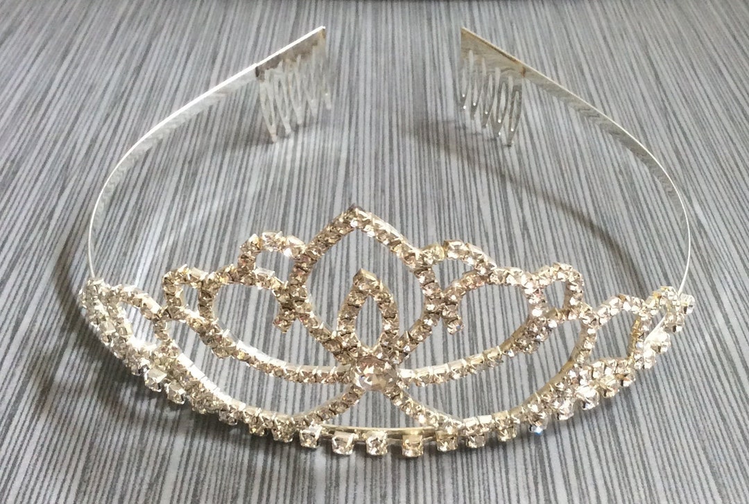 Brand New Crystal Princess Crown Hairpiece Handmade to Perfection! - Etsy