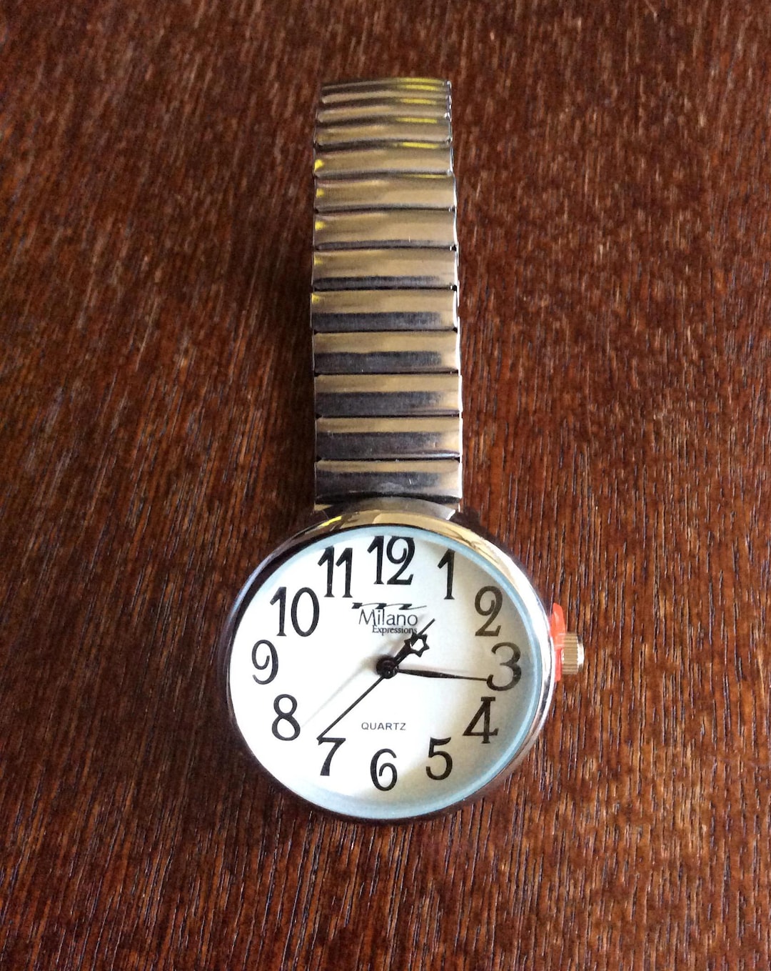 Milano Silver Women's Watch Round White Dial Eas to Read Numbered Hours ...